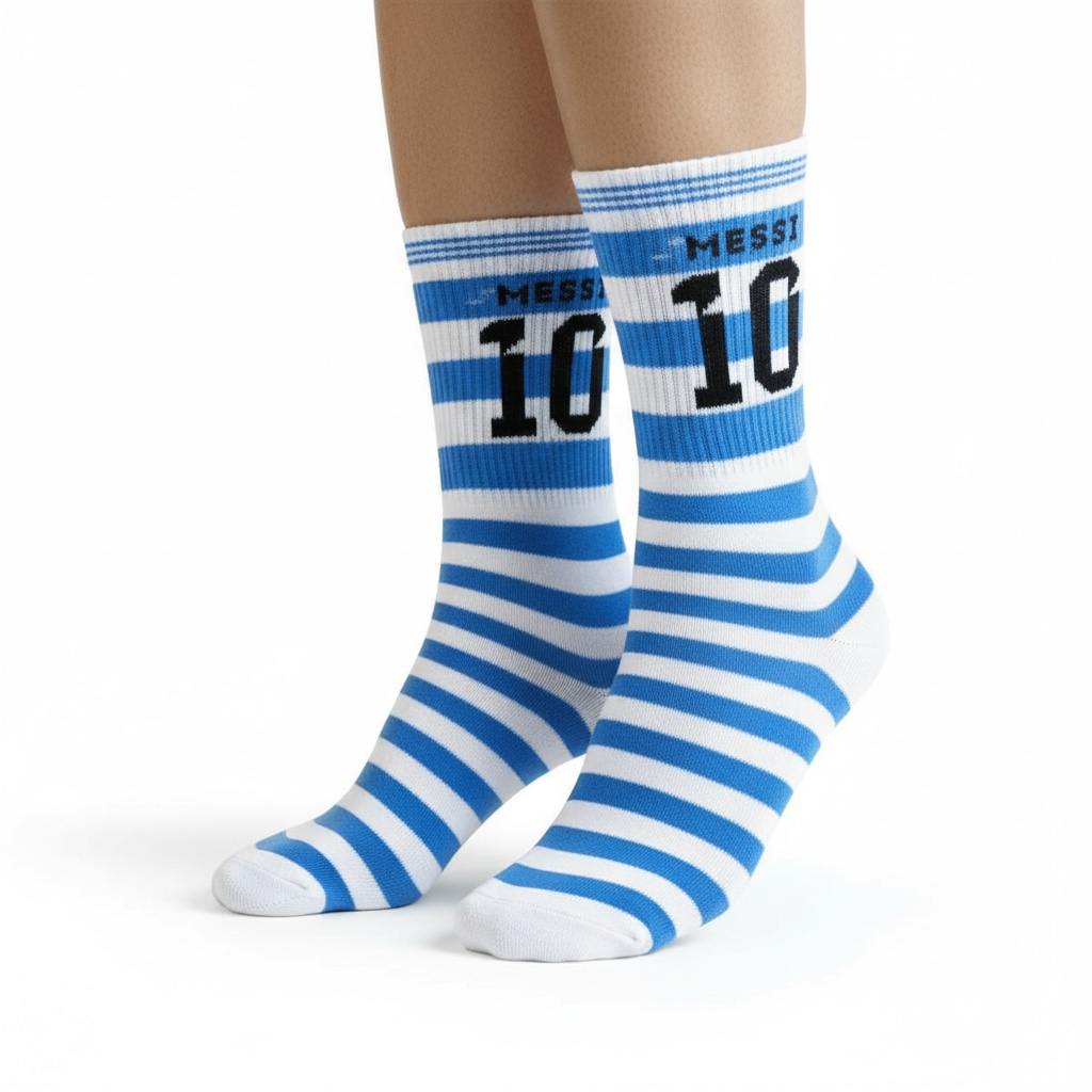 SOCKS MESSI ARGENTINA LINES – REDCARD